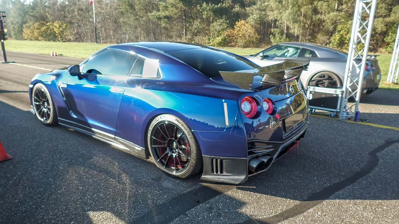 Tuner Cars Drag Racing - 2000HP GT-R R35, 1300HP GAD C63, Techart GT ...