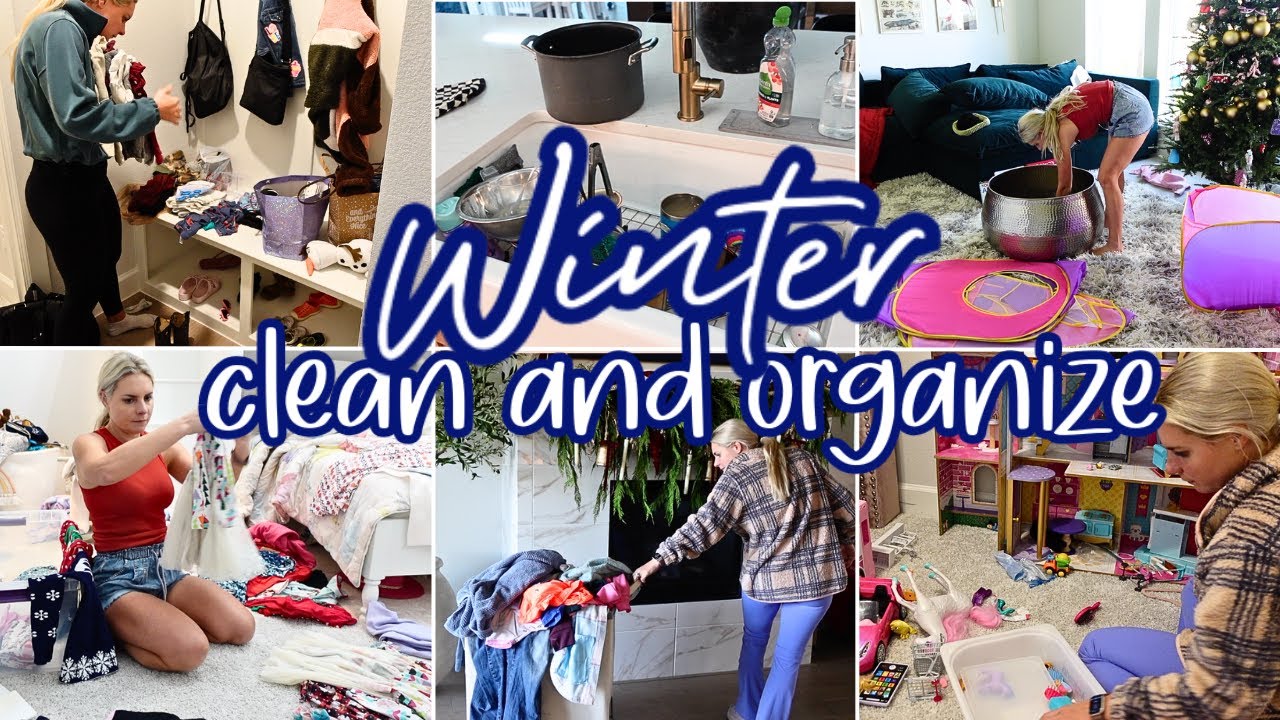 WINTER CLEAN AND ORGANIZE 2024/ WINTER CLEANING MOTIVATION / WINTER CLEAN WITH ME - YouTube