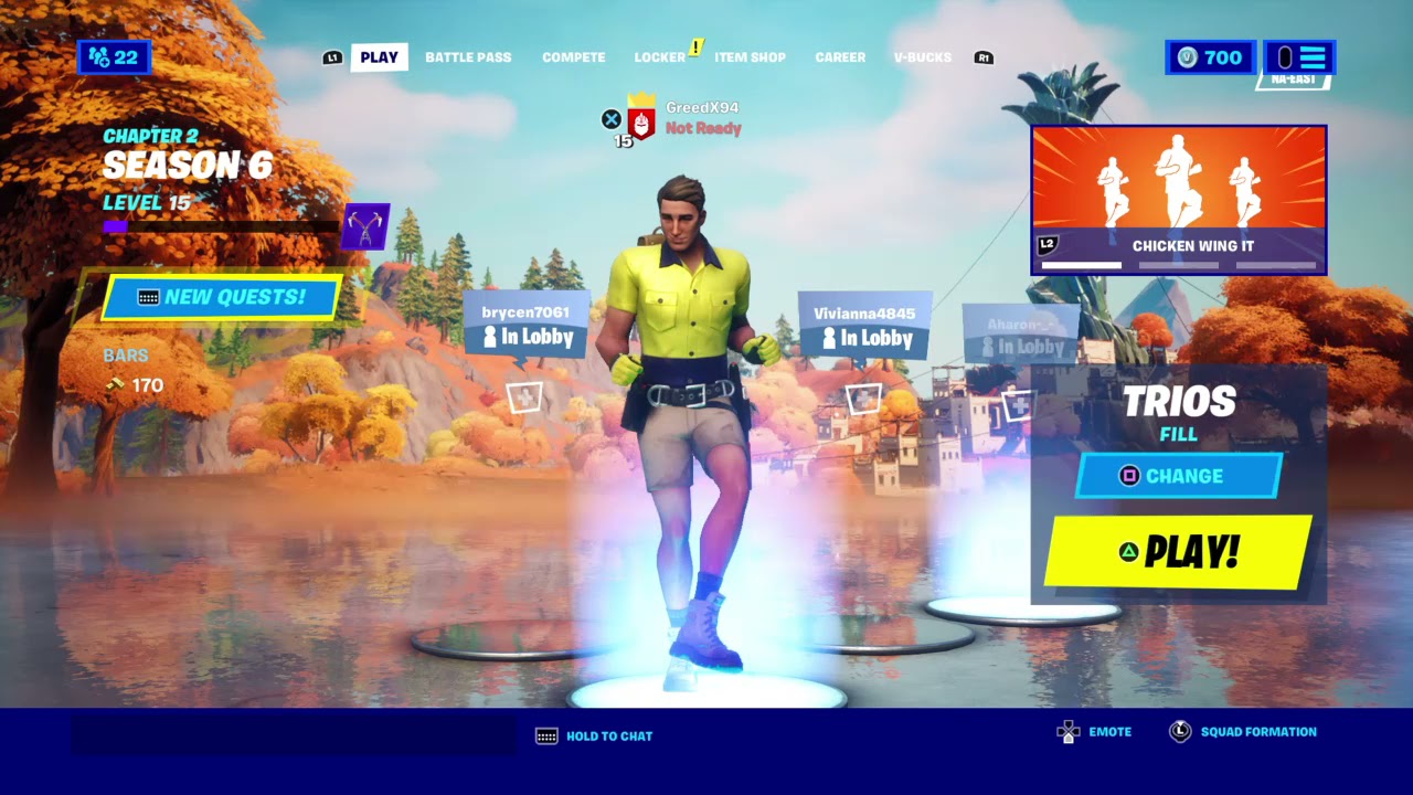 New chicken wing it emote - YouTube