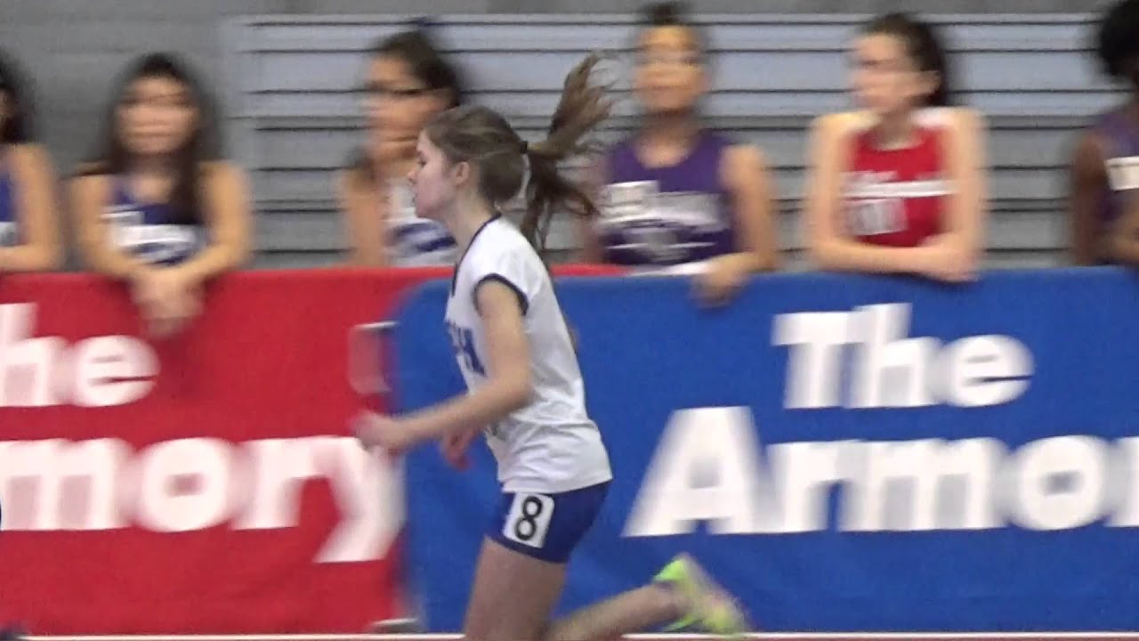 Erin Ahern - 1500 Meter @Armory for MLK Jr. - YouTube