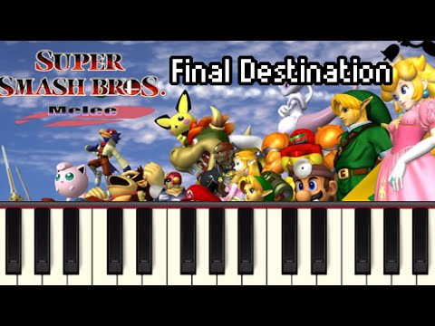Final Destination - Super Smash Bros. Melee [Synthesia] - YouTube