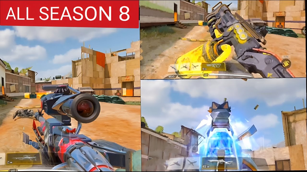 ALL SEASON 8 (2022) CODM LEGENDARY GUNS GAMEPLAY | Legendary KILO 141 ...