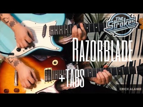 Razorblade - The Strokes (Guitar TAB Tutorial) - YouTube