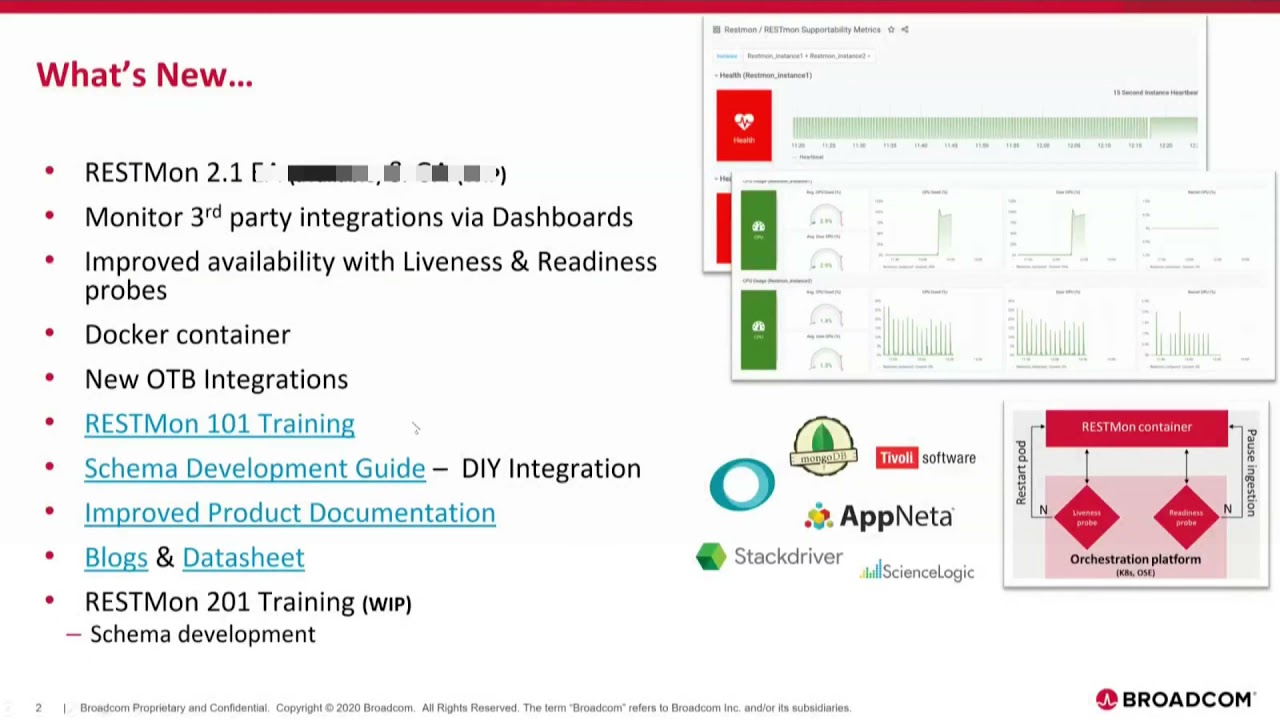 DX Operational Intelligence - RESTMon - What's New - June 2021 - YouTube