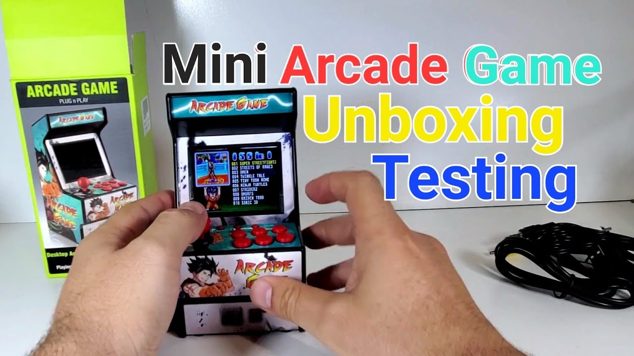 Mini Arcade Game Machine 16 Bit Sega Genesis 156 In 1 Classic Video ...