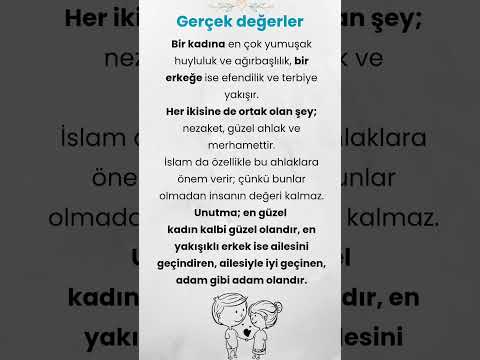 Gerçek değerler 🌸☺️ #ilişkiler #aşk #huzur