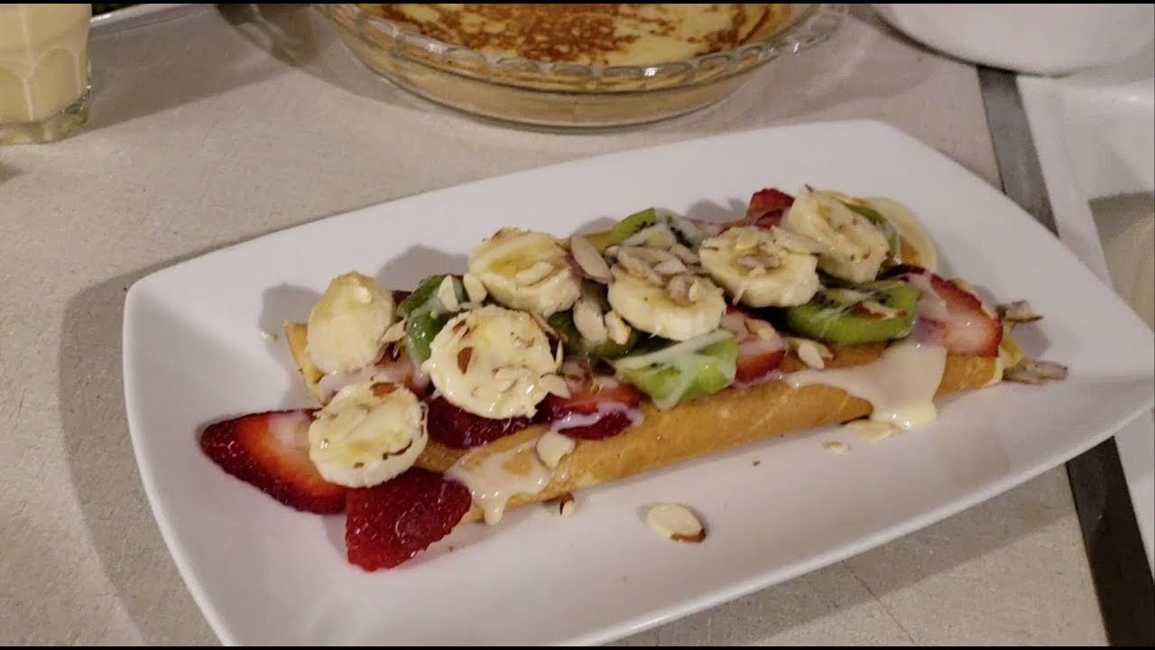 CREPAS CON FRUTAS - YouTube