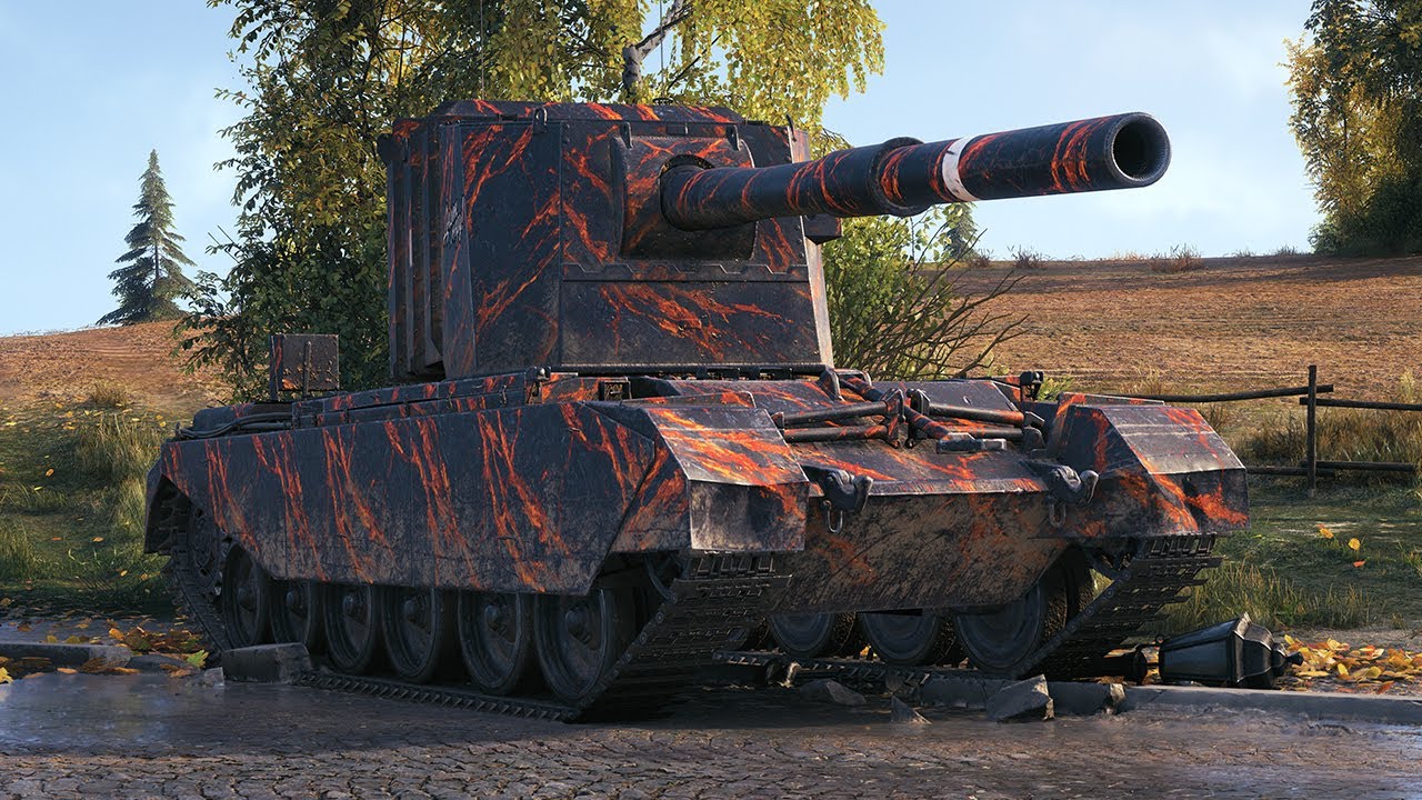 World of Tanks - FV4005 Stage II - 6 Kills 13K Damage (Siegfried Line ...