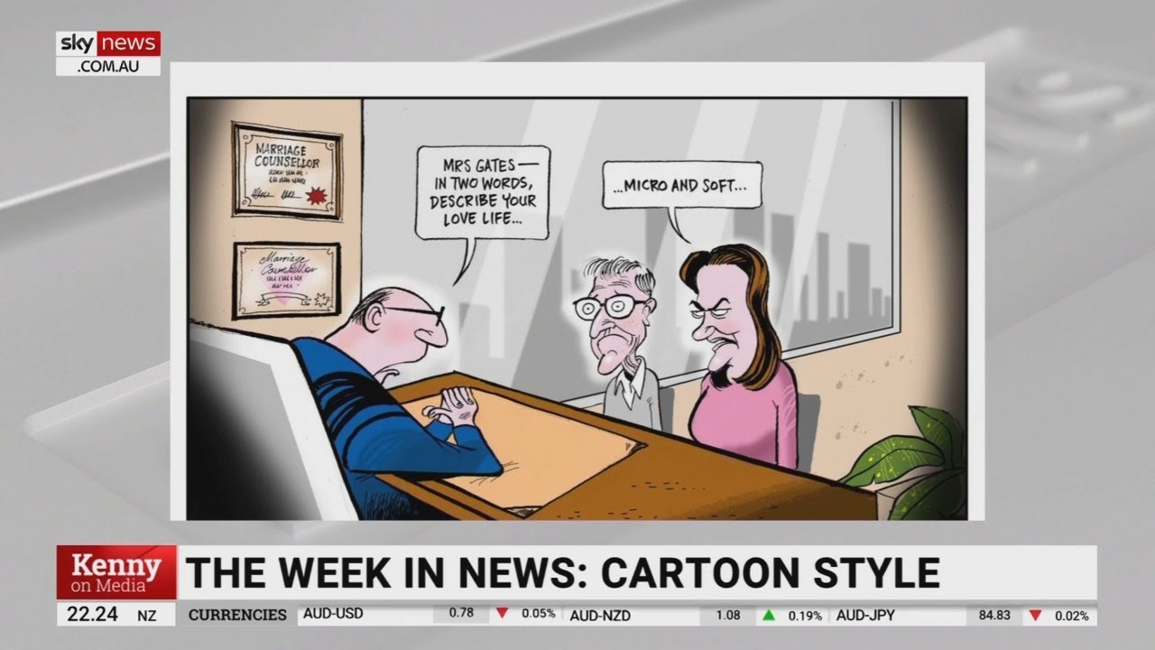 The Week in News: Cartoon Style - YouTube