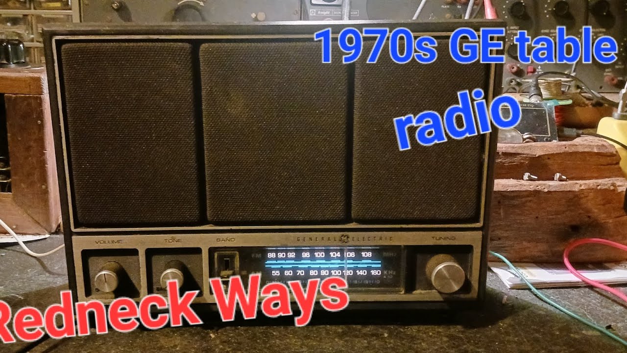 1970s GE table radio [Redneck Ways] - YouTube