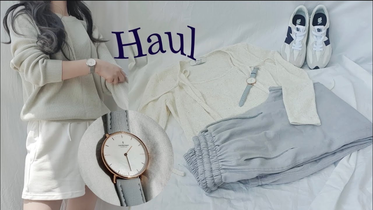 153𝙘𝙢 𝙇𝙤𝙤𝙠𝙗𝙤𝙤𝙠💘봄 컬러 가득 담은 6가지 outfits|북유럽 감성의 노드그린 시계+할인코드 있음|키작녀 룩 ...