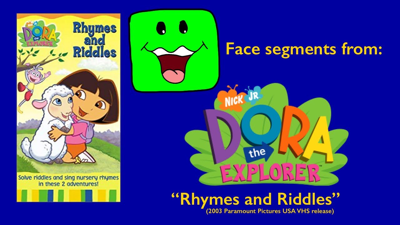 Face segments from Dora the Explorer: Rhymes and Riddles 2003 VHS [True ...