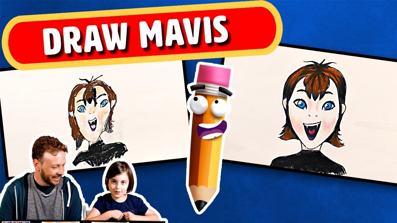 How to Draw Mavis | Art for Kids | Tutorial step by step - YouTube