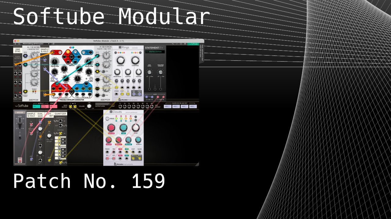 No. 159 – Softube Modular (PEG, Rings, Clouds, Statement Lead FX, Noise) - YouTube