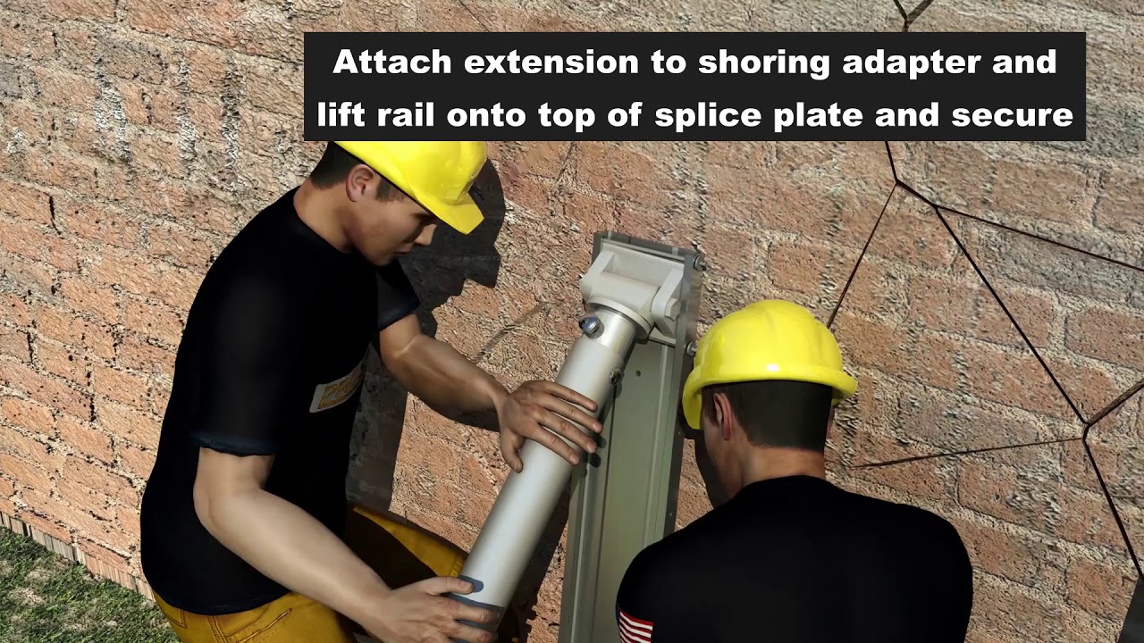 Prospan Shoring "Raker Rail Assembly" - YouTube