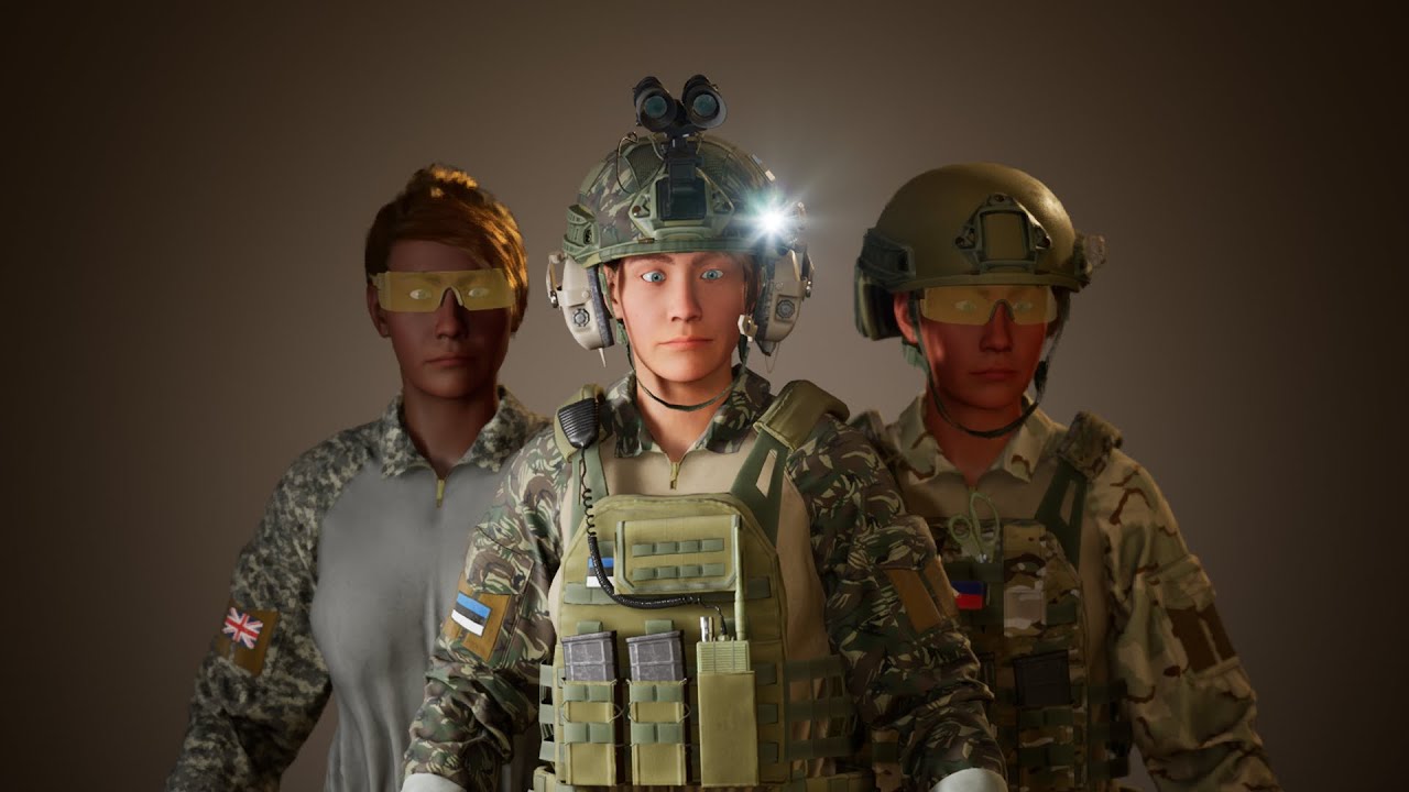 Introducing the Metahuman Compatible Modular Meta Soldier Female - YouTube