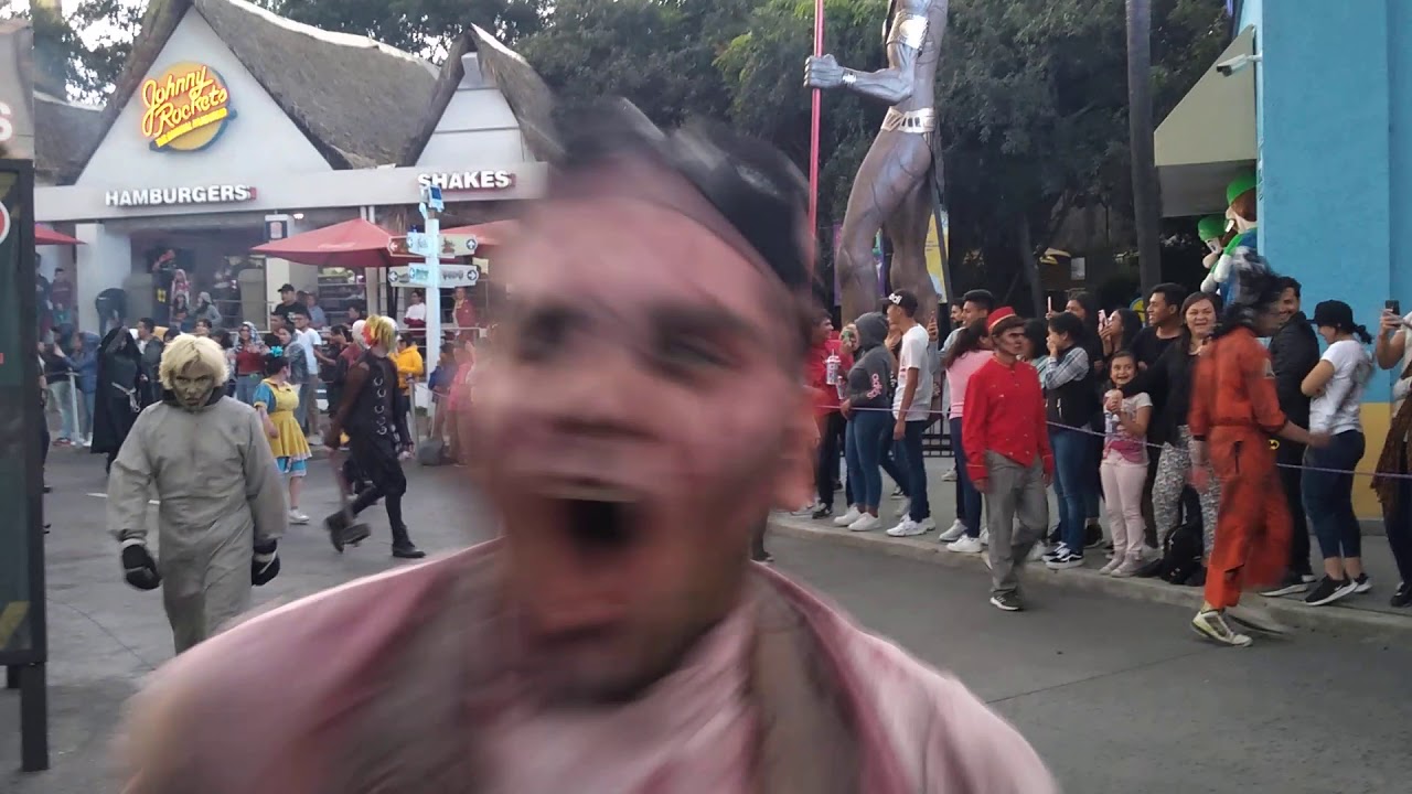 Zombie Walk 2019| Festival del terror Six Flags México 🤡👻☠️ - YouTube