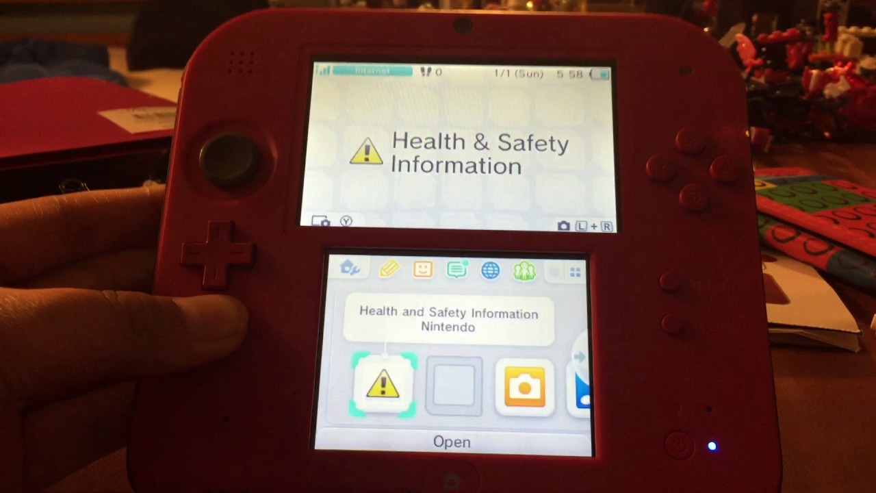 2ds Crimson Red Unboxing (2016 colors) part 2 - YouTube