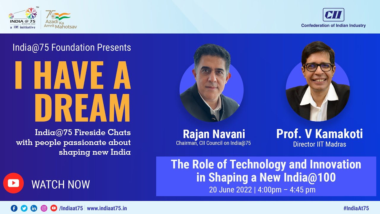 Fireside Chat with Prof. V Kamakoti, Director, IIT Madras - YouTube