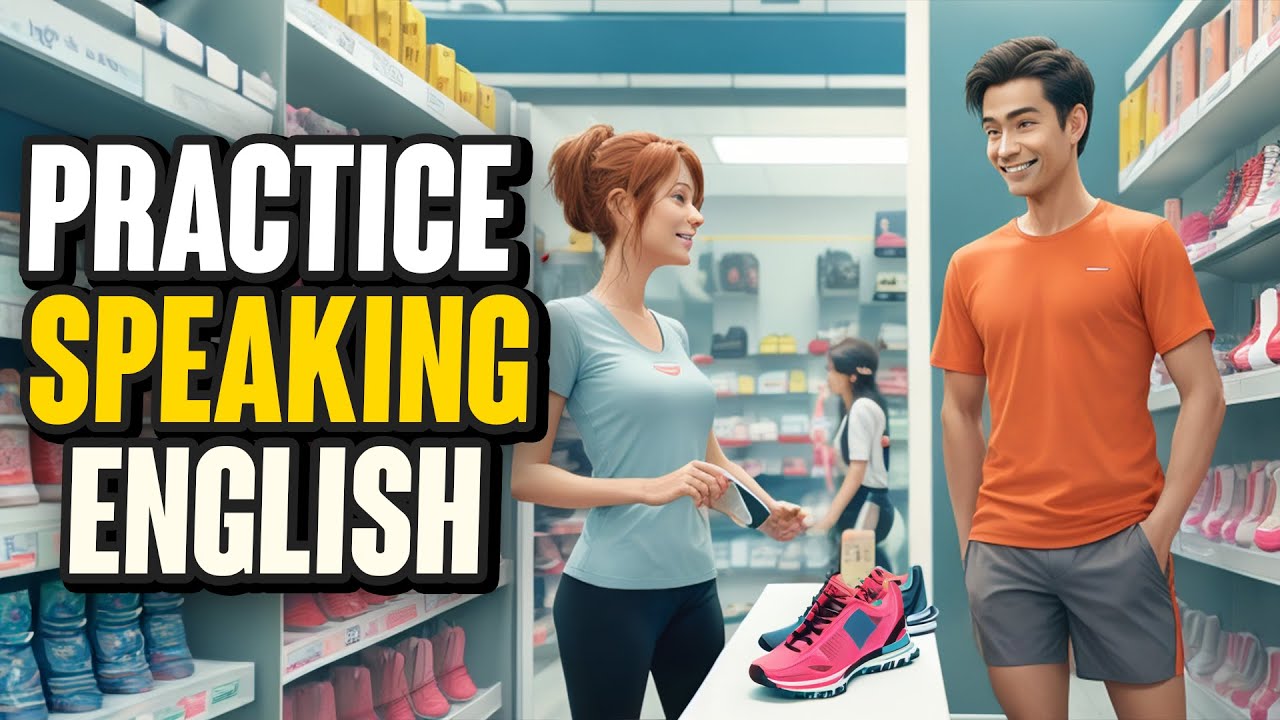 Learn English through story: Shopping for New Shoes #1 - YouTube