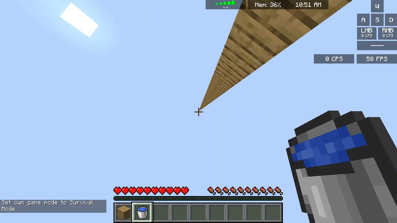 epic mlg water bucket from build limit - YouTube