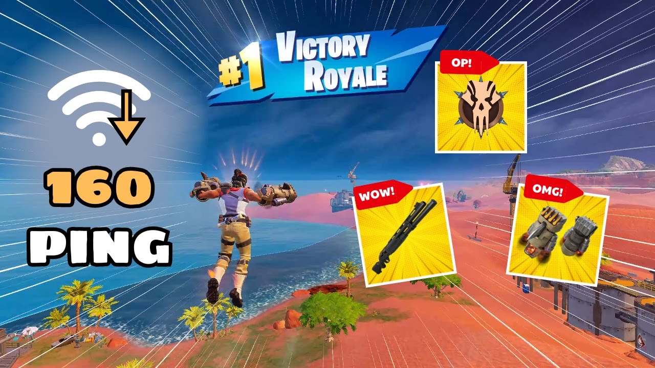 Fortnite Zero Build Gameplay Solo Win With 16 Eliminations & High Ping ...