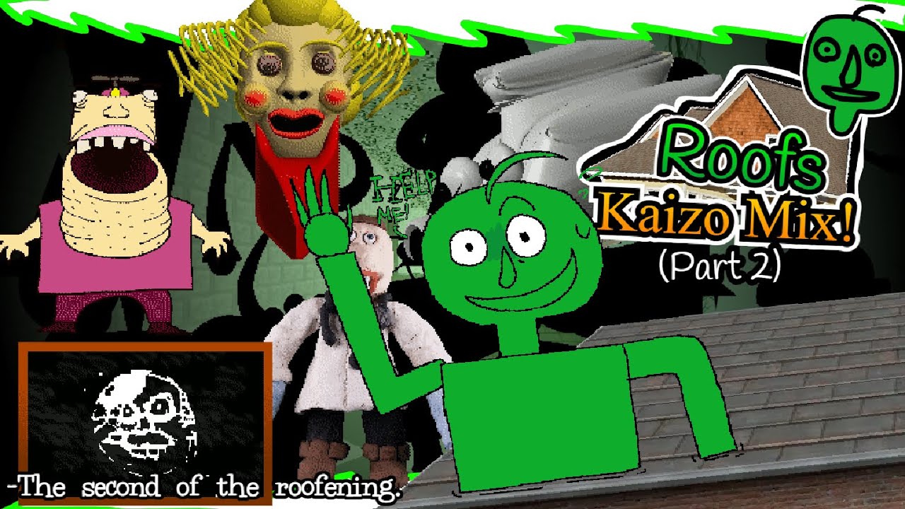 Roofs Kaizo Mix Part 2 - Friday Night Funkin' Vs Dave and Bambi. - YouTube