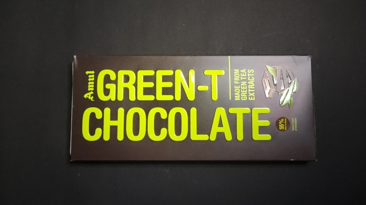 Amul GREEN-T Chocolate Opening // Dark chocolate - YouTube