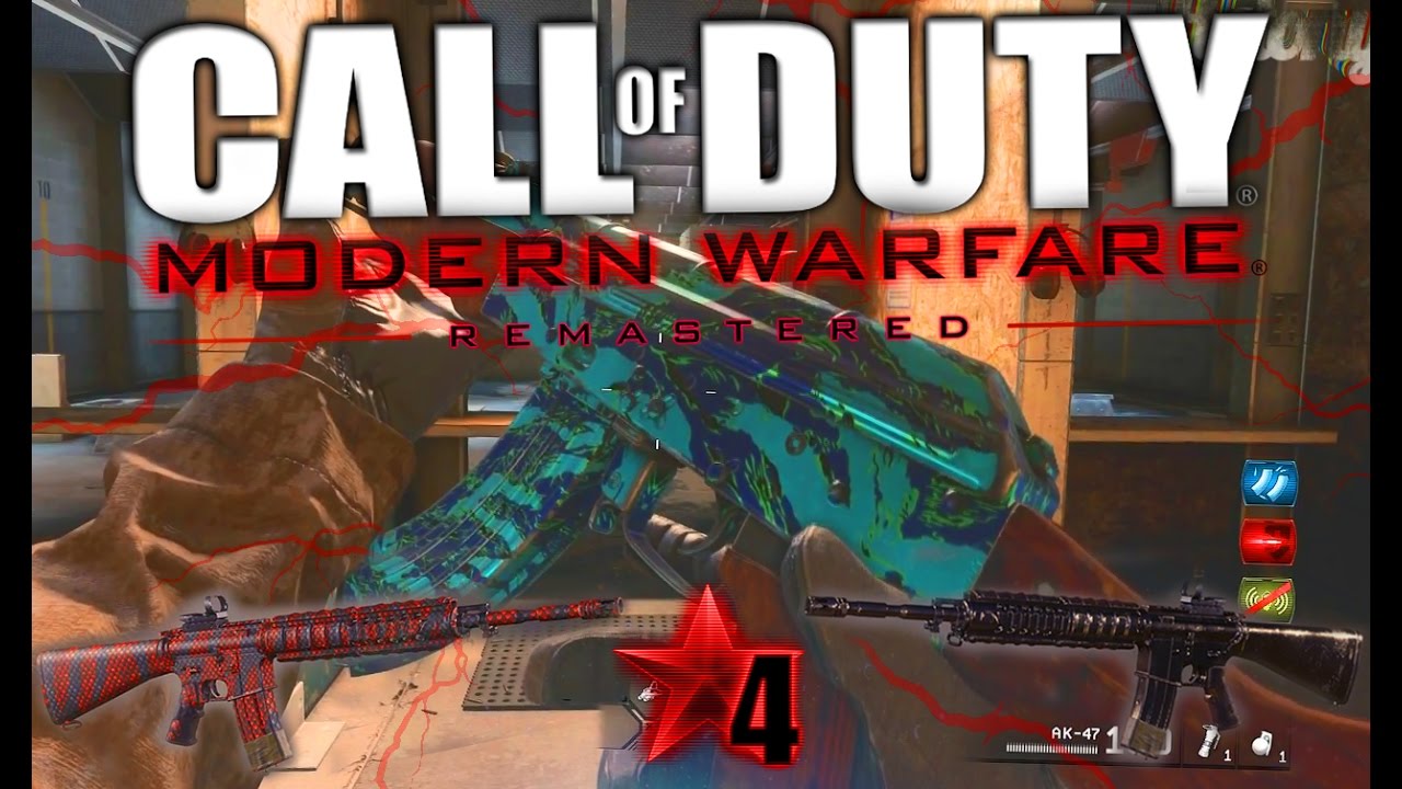 COD4 MODERN WARFARE REMASTERED : Nouveaux CAMOUFLAGES / New CAMOS ...