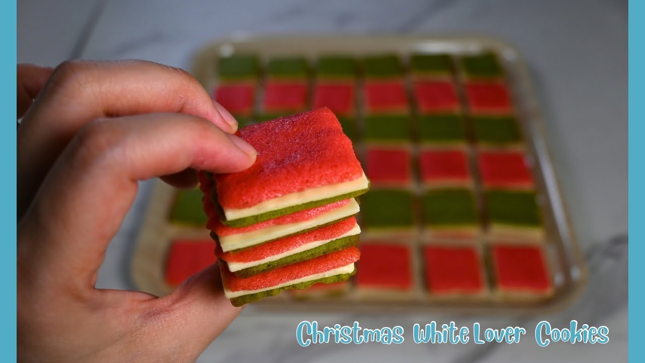 [ASMR] Christmas White Lover Cookies | Easy & Delicious Holiday Treats ...