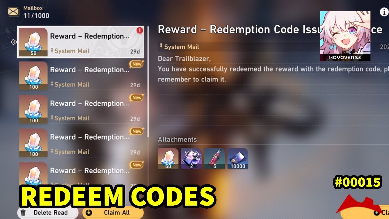 Reedem Codes - Honkai: Star Rail #15 - YouTube