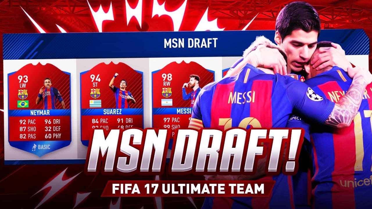 FIFA 17 - MSN DRAFT! - YouTube