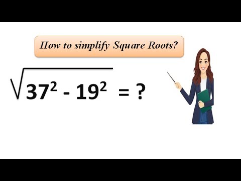 How to simplify Square Roots | Cambridge interview question #maths #mathematics #algebra - YouTube
