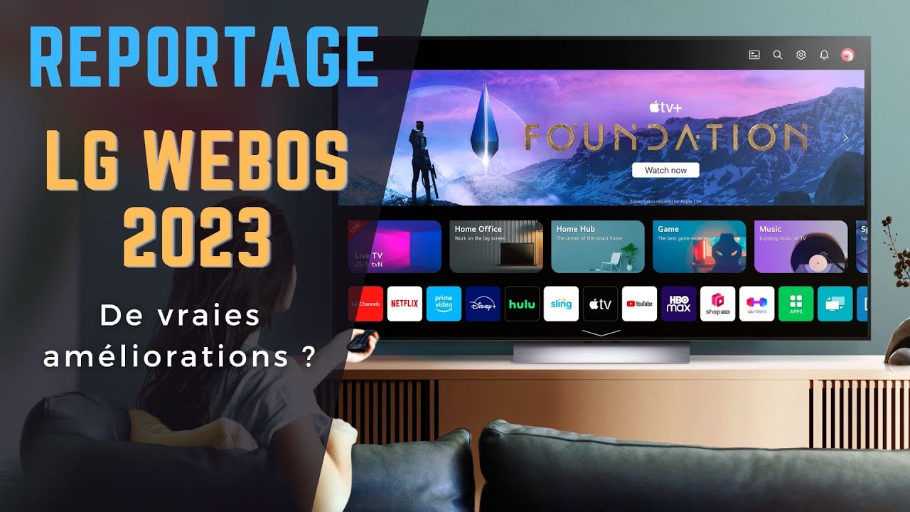 LG webOS 23 : Quick Cards, Matter ... ce qui change. Explications - YouTube