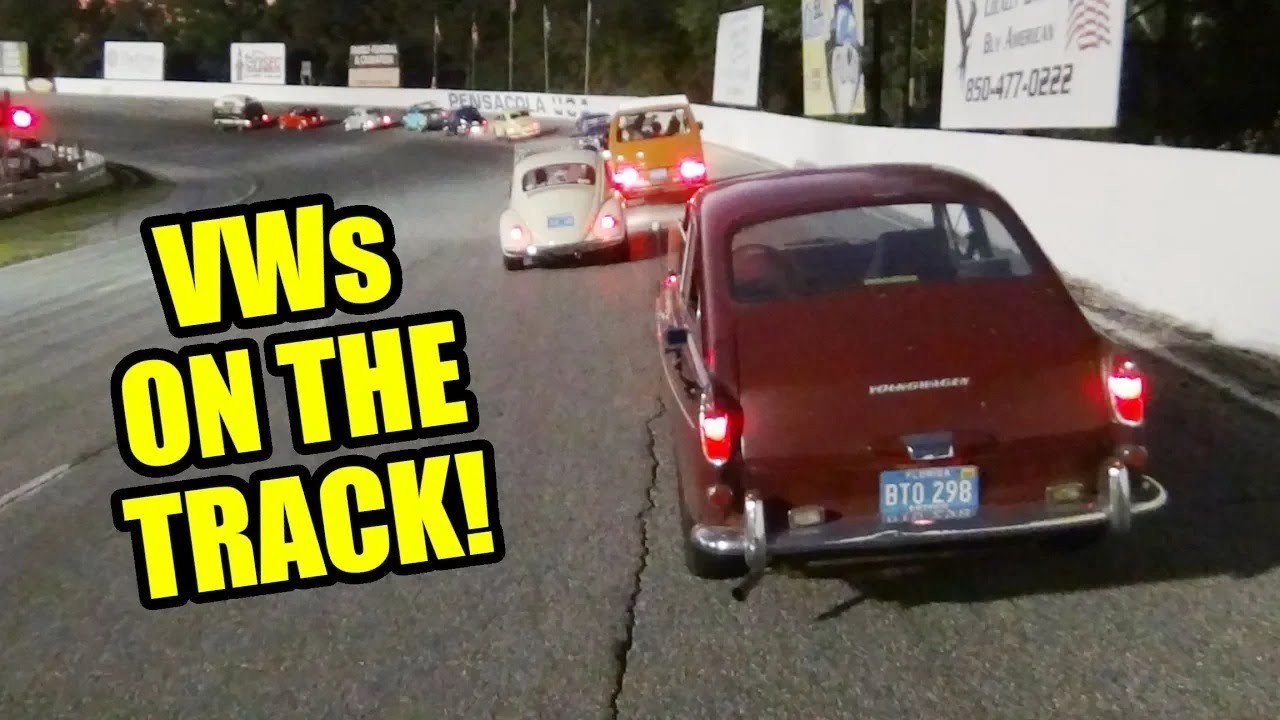 Air Cooled VWs - Trip Around the Track - 5 Flags Speedway - 2023 - YouTube