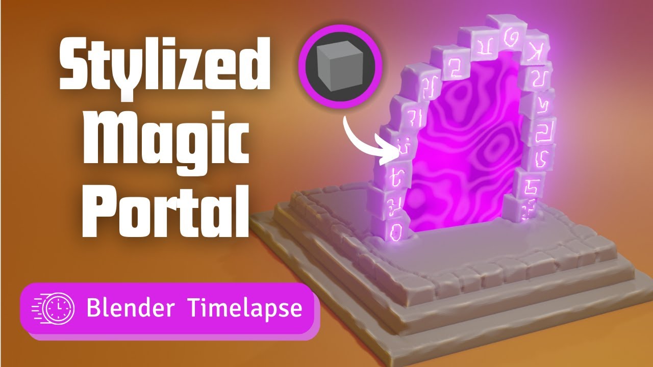 Step-by-Step Guide to Creating a Stylized Magic Portal in Blender 3D ...