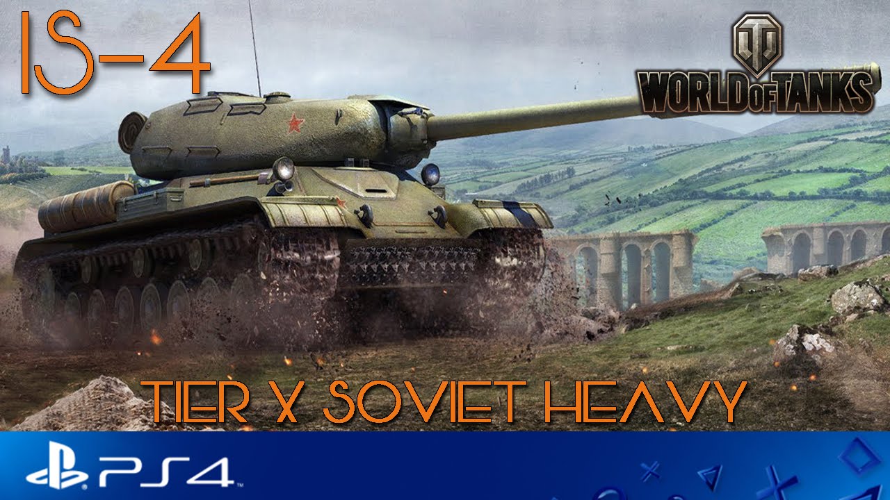 WoT - PS4 - IS-4 Gameplay - YouTube