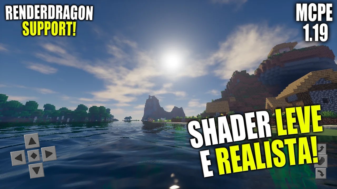 SUPER SHADERS LEVE E REALISTA PARA MINECRAFT PE 1.19! ‹Roda em Qualquer ...