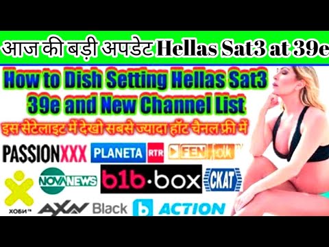 Hellassat 39e 6 Feet Dish Setting New Channel List/ HellasSat3 39e 2023/ #dishsettngtrick # ...