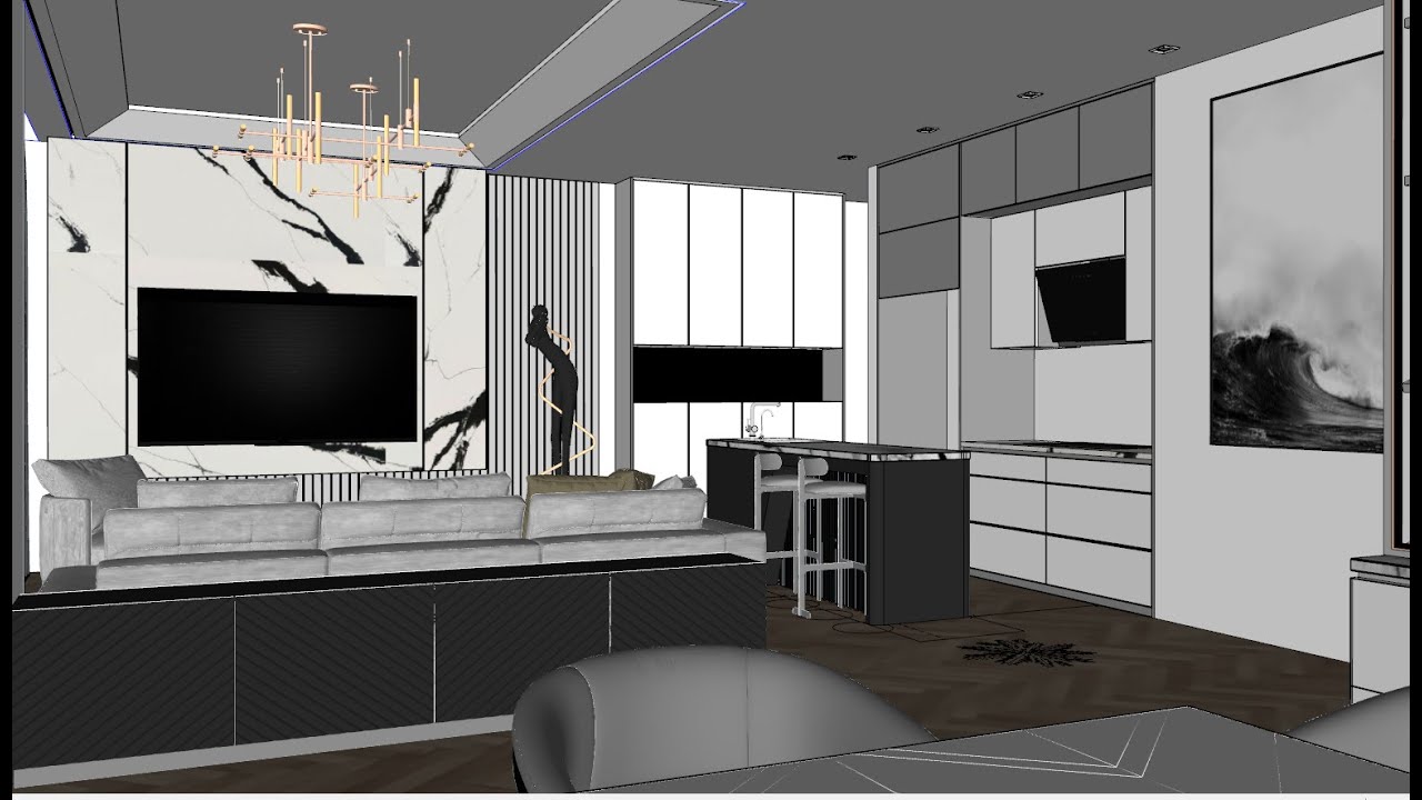 Professional Sketchup course (3) - YouTube