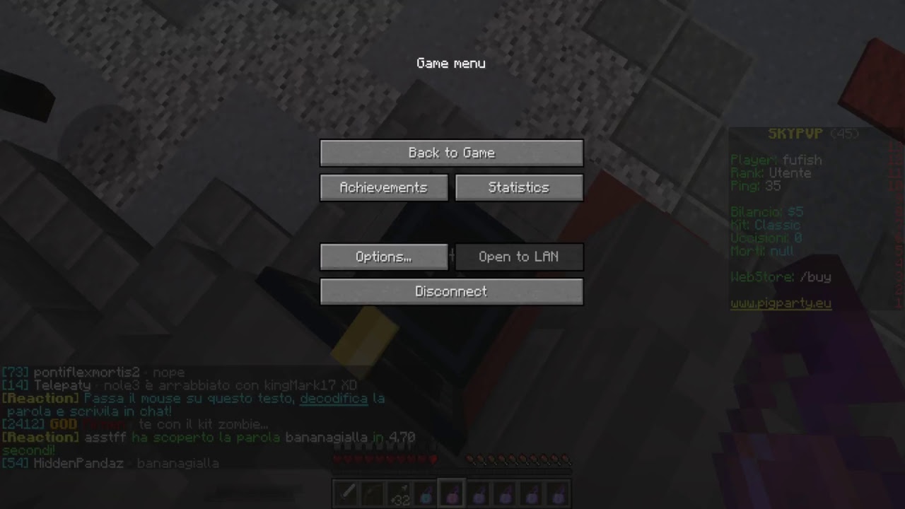 Minecraft server /con voi /killua spark - YouTube
