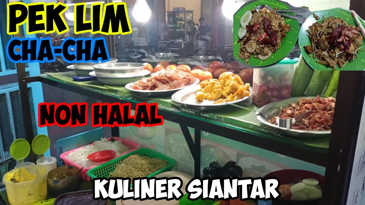 Pek Lim, Cha-Cha Enak dan sedap NON HALAL #KulinerSiantar - YouTube