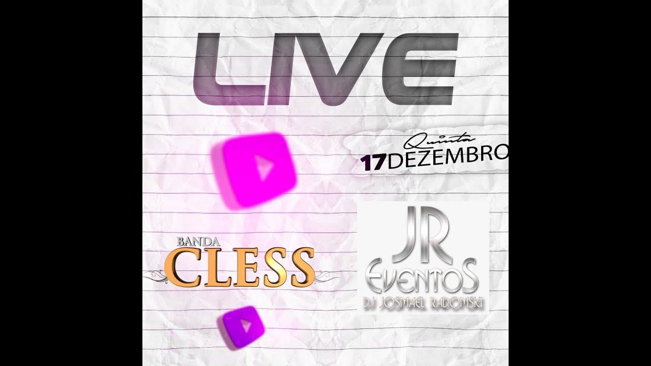Live Eletromix DJ Josmael e Banda Cless - Lei de Incentivo Aldir Blanc ...