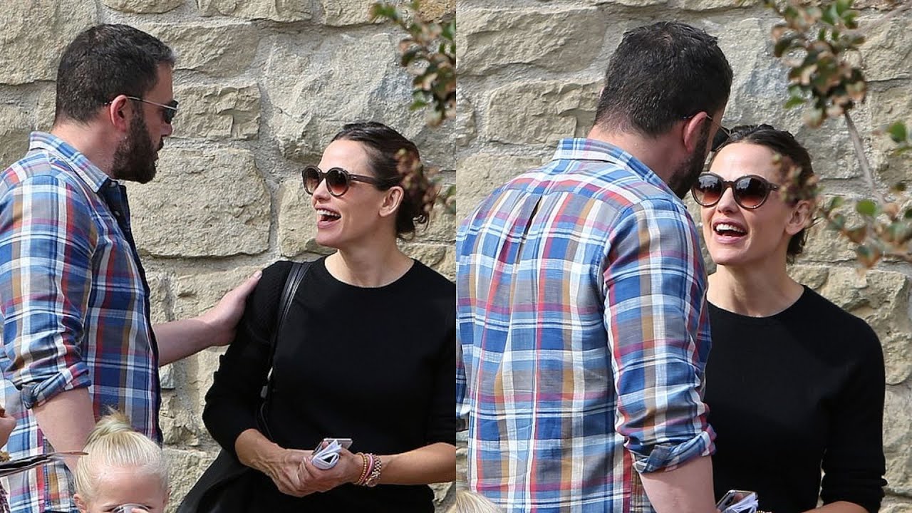 Ben Affleck And Jennifer Garner Share A Tender Moment After Church - KM ...