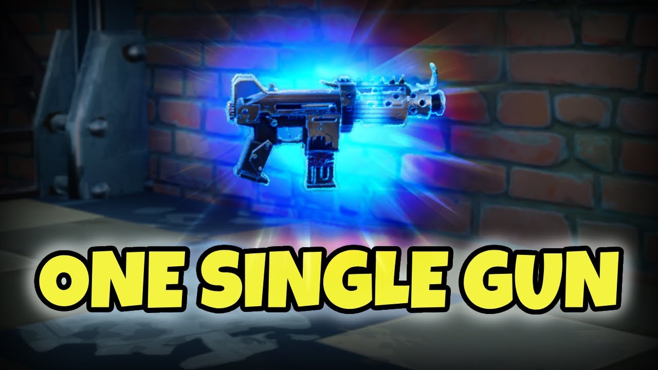 The Fortnite One Gun Challenge - YouTube