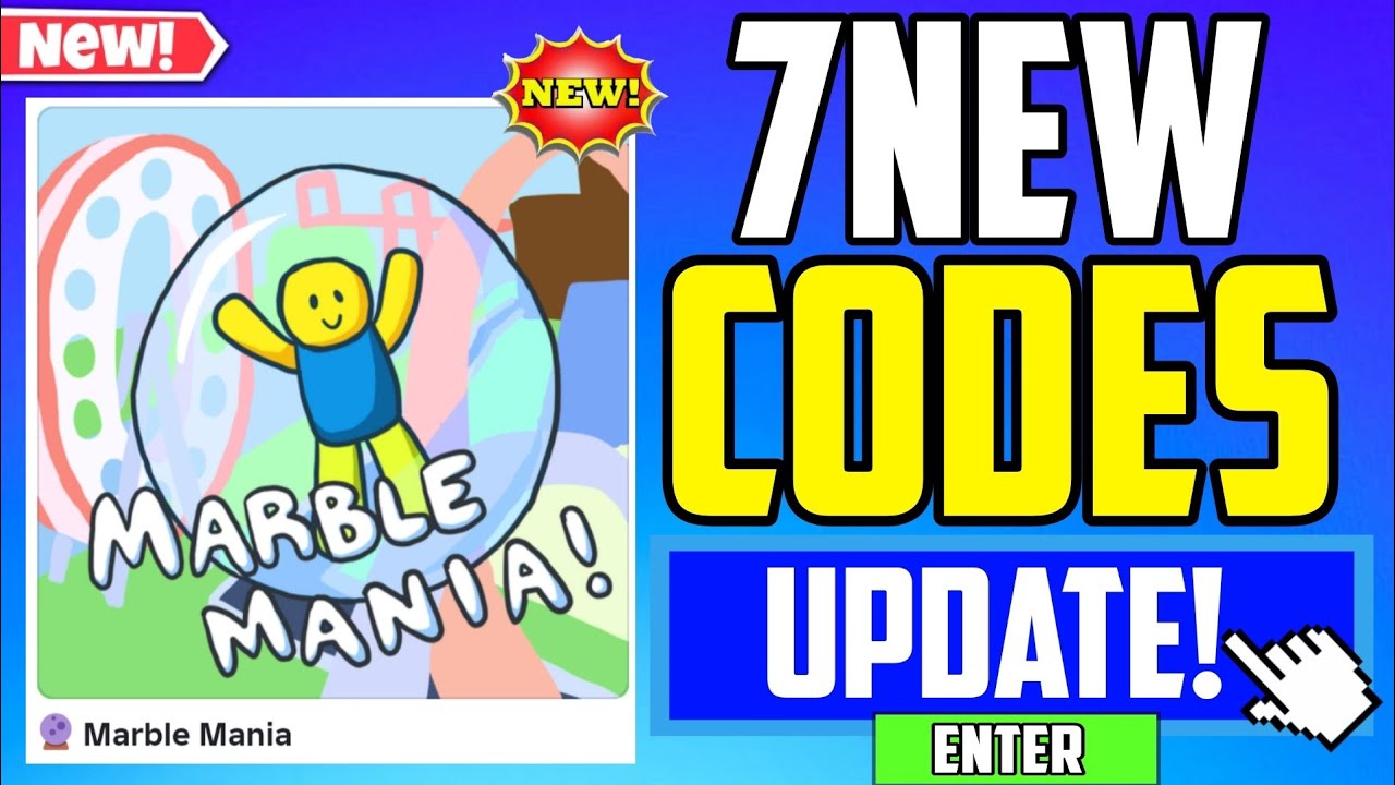 *SECRET UPDATE!* | Marble Mania code CODES 2025 (ROBLOX Marble Mania)Part 1103 - YouTube