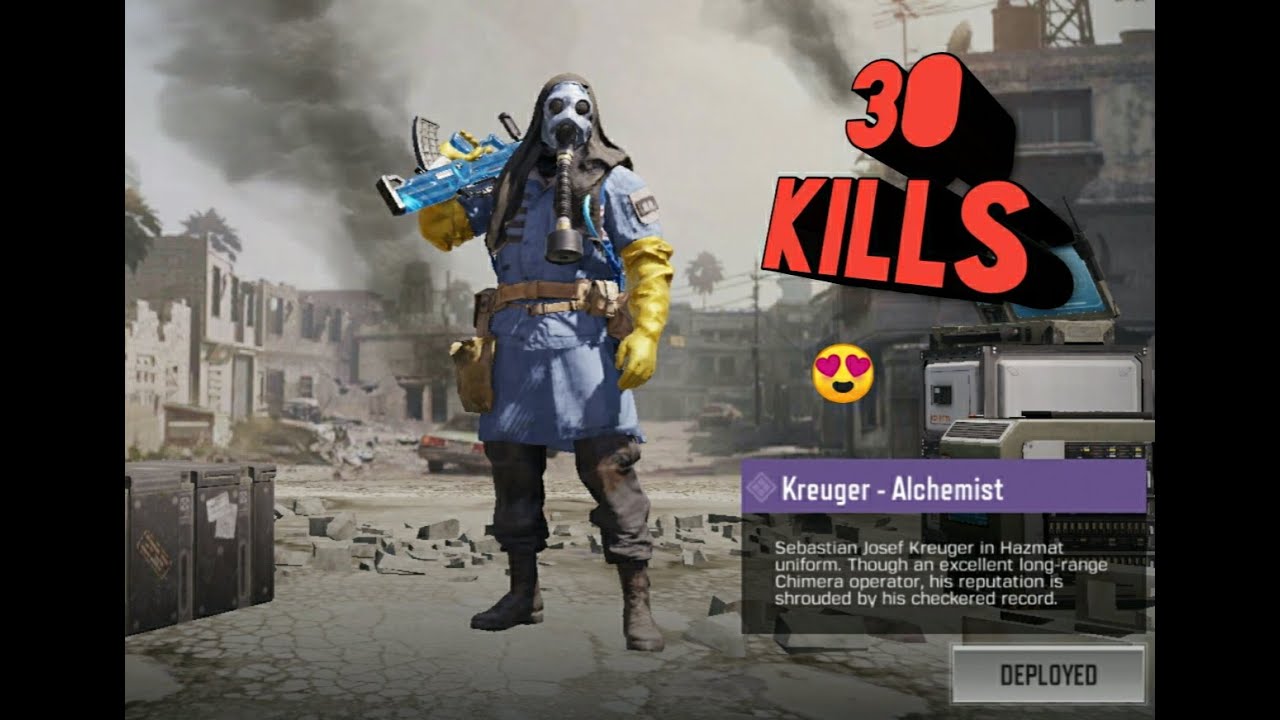 *NEW* KRUEGER ALCHEIMST 30 kills battle royale cod mobile #callofduty # ...