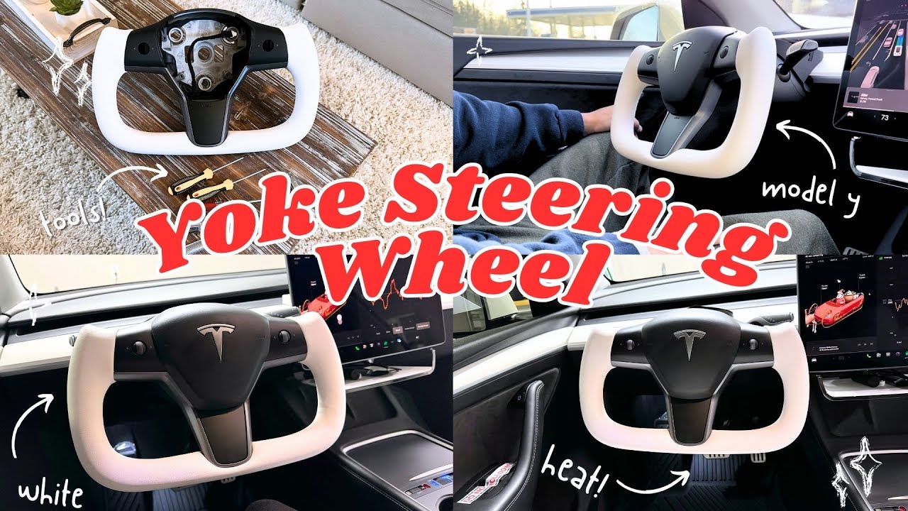 YOKE Steering Wheel For Tesla MODEL Y - YouTube