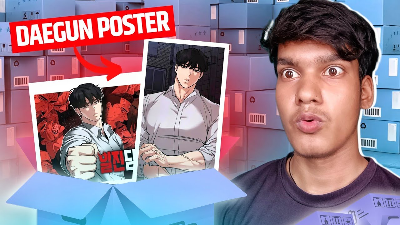 I bought "DAEGUN" manhwa posters | Anime posters unboxing - YouTube