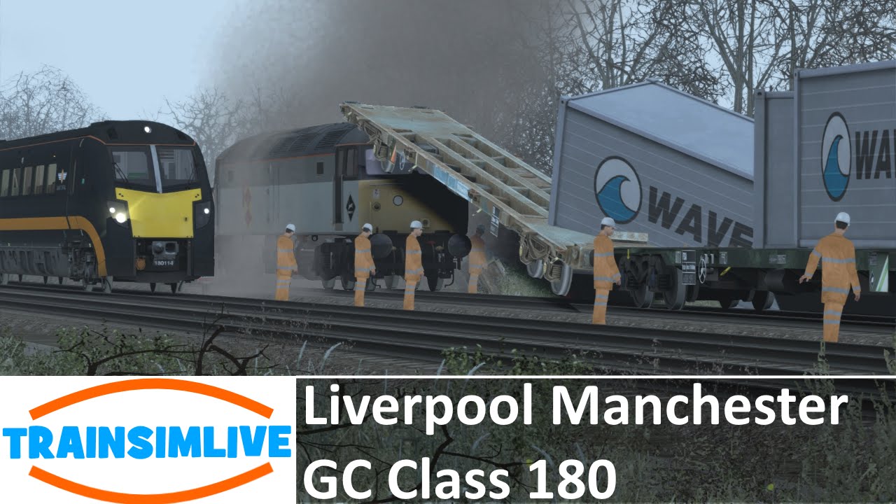 Train Simulator 2015 - Liverpool to Manchester, Class 180 - YouTube
